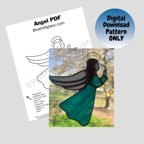 Easy Stained Glass Angel Patterns Multicolor Angel Stained Glass
